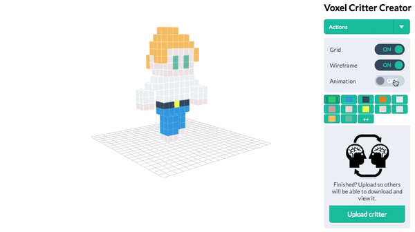 Voxel Critter Creator